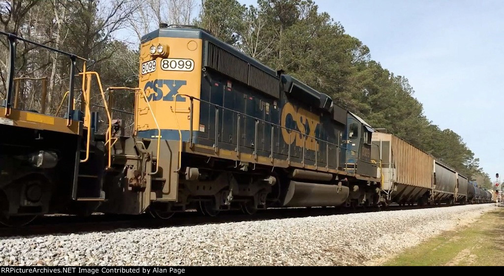 CSX SD40-2 8099